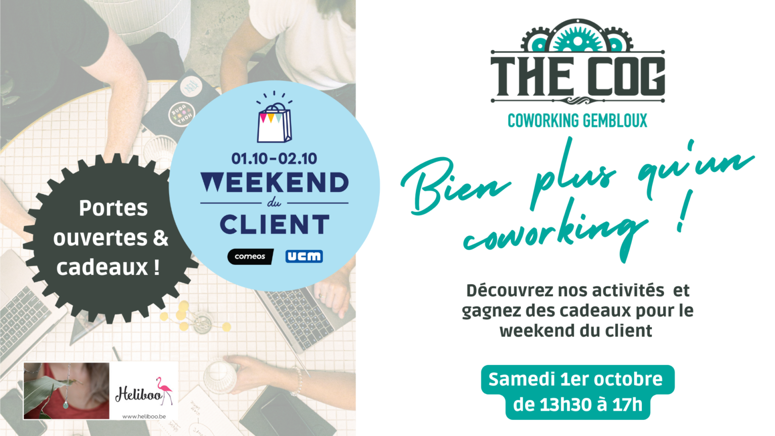 Weekend du client : visite, café et cadeaux ! 🎁 - Coworking Gembloux - THE COG - Bien plus qu'un ...